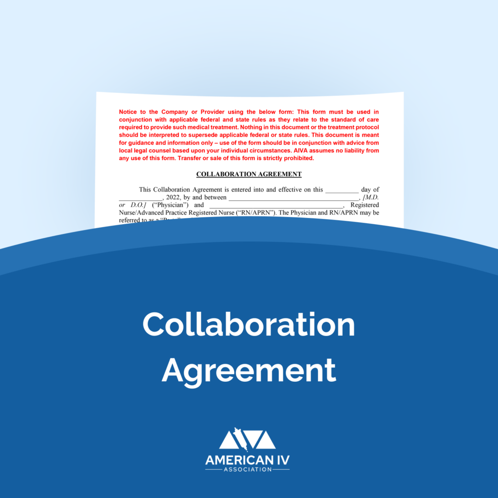 Collaboration Agreement for IV Therapy Clinics | American IV