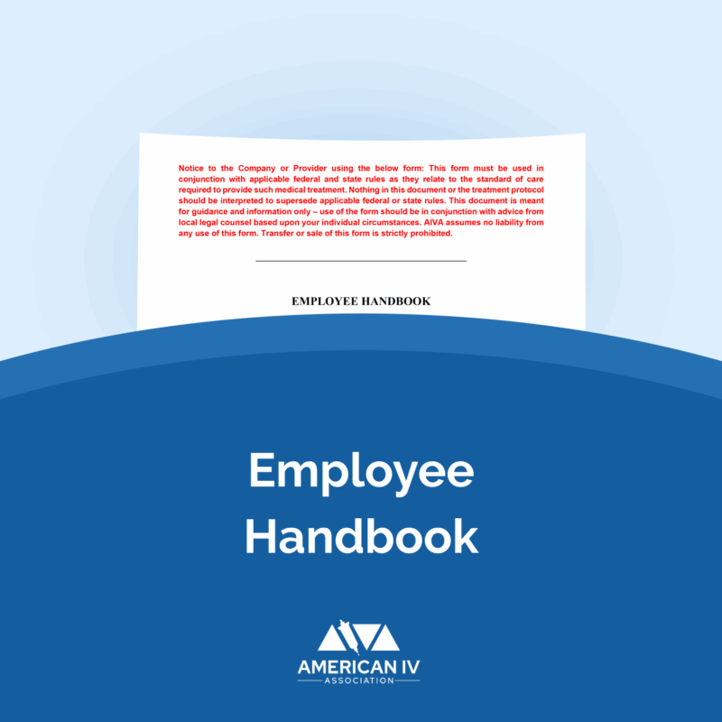 Employee Handbook for IV Therapy Clinics | American IV