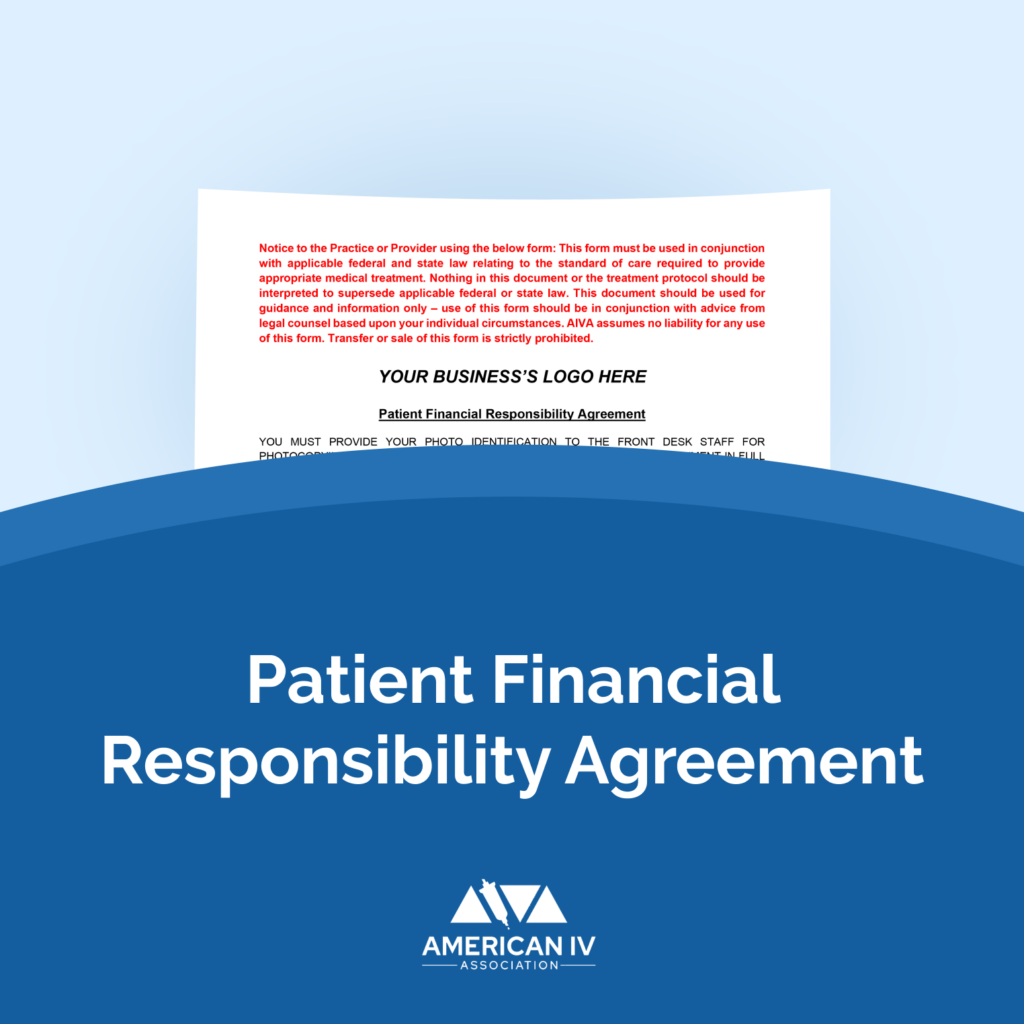 Patient Financial Responsibility Agreement - American IV Association