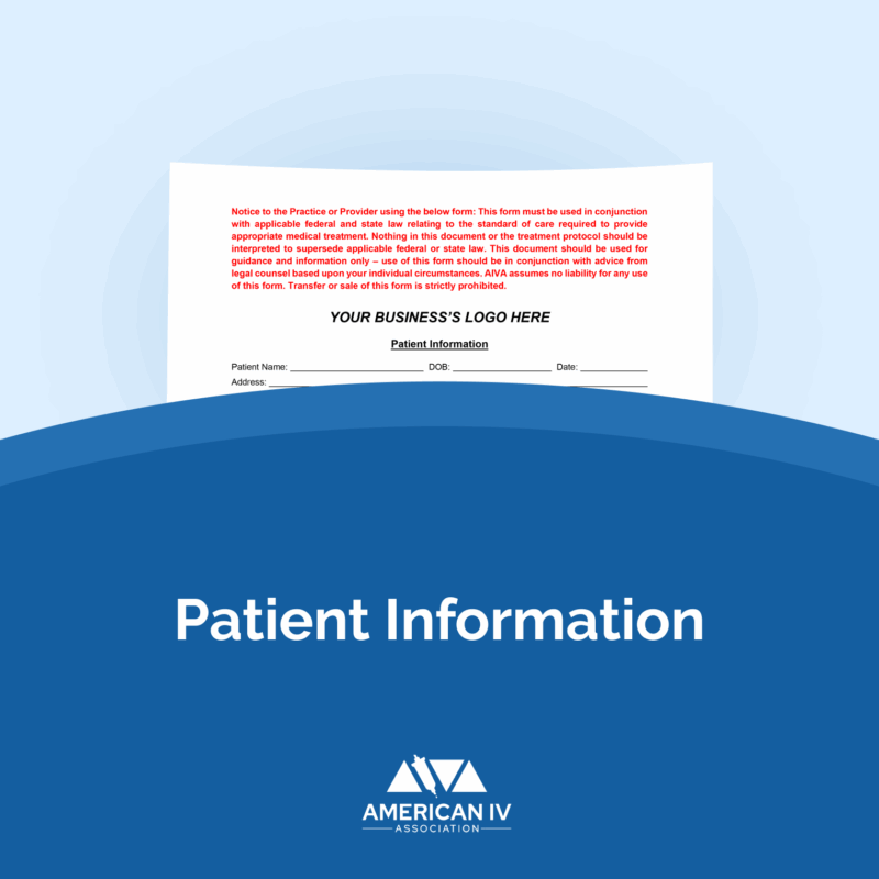 Patient Information - American IV Association
